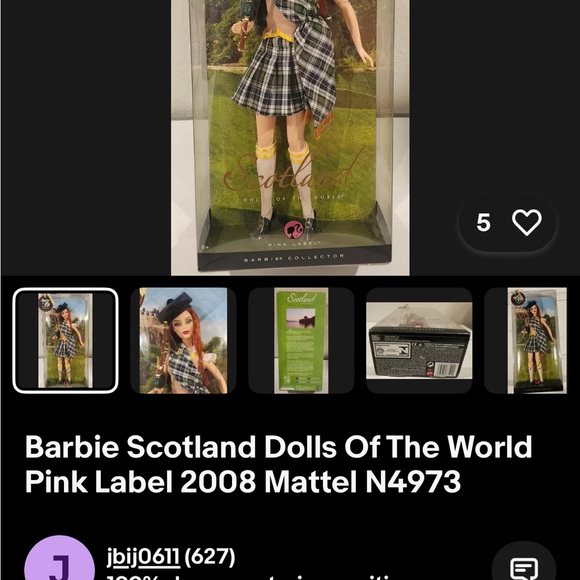 Barbie | Toys | Barbie Collector Scotland Doll | Poshmark